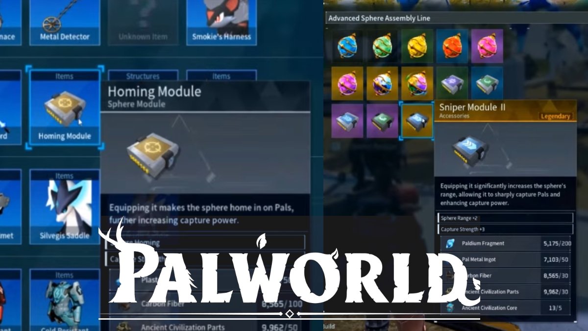 Palworld 中所有 Sphere 模块的完整指南 - 幻核领域