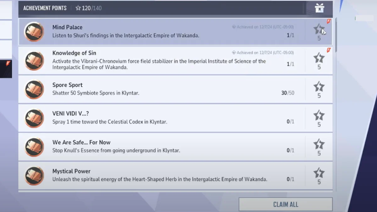 Marvel Rivals：如何獲得心靈宮殿與罪惡獎盃知識 - 幻核领域