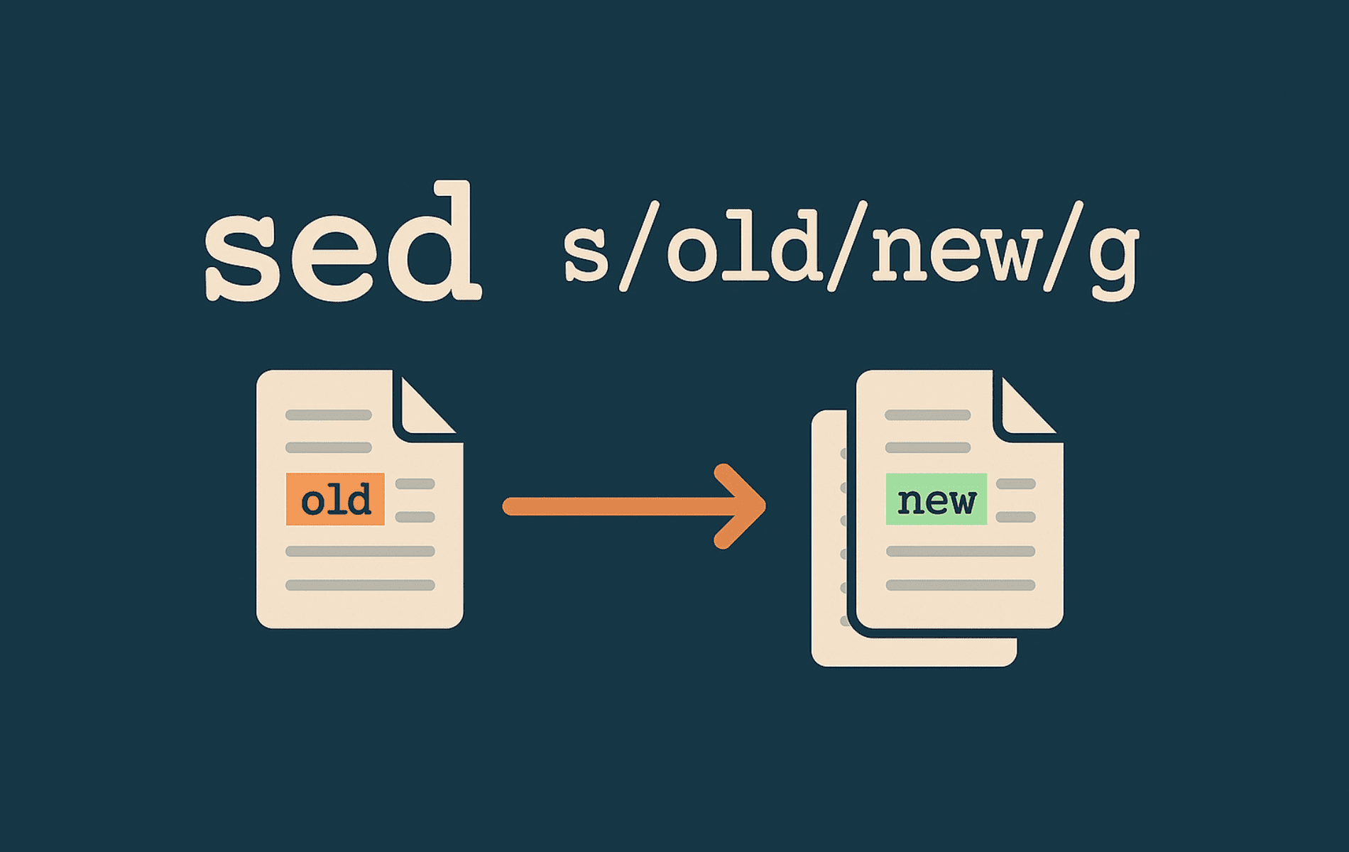 Linux 中的 sed 命令及示例 - 幻核领域